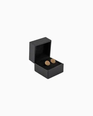 Giorgio Armani Bronze-finish Sterling Silver Cufflinks