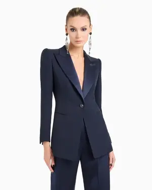 Giorgio Armani Silk Single-breasted Jacket