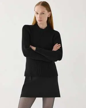 Veronica De Piante Ivy Merino Wool Sweater - Black