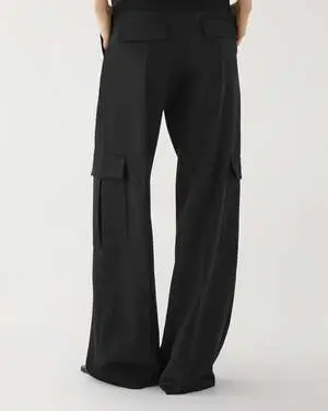 Veronica De Piante Etta Grain De Poudre Wool Trousers