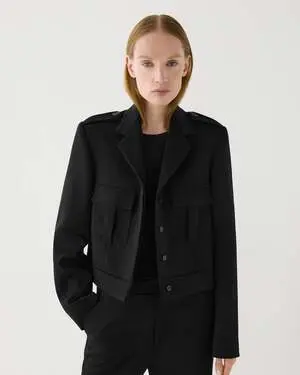 Veronica De Piante Birdie Jacket In Stretch Wool Twill