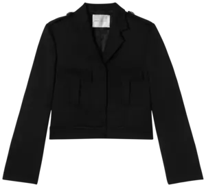 Veronica De Piante Birdie Jacket In Stretch Wool Twill