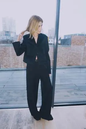 Veronica De Piante Birdie Jacket In Stretch Wool Twill
