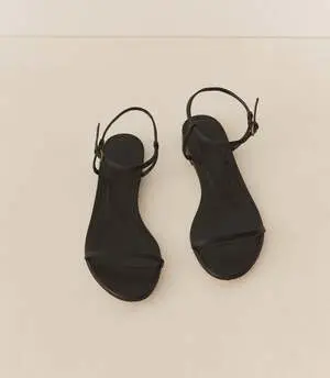 DÔEN Sartene Sandal - Black Nappa