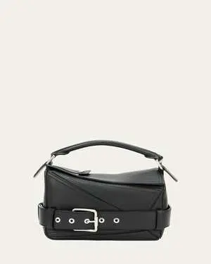 Loewe Puzzle Biker Top-handle Bag - Black