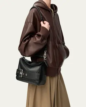 Loewe Puzzle Biker Top-handle Bag - Black