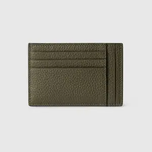 Gucci Gg Jumbo Card Case - Green