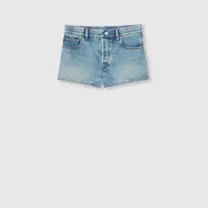 Gucci Light Wash Shorts For Women