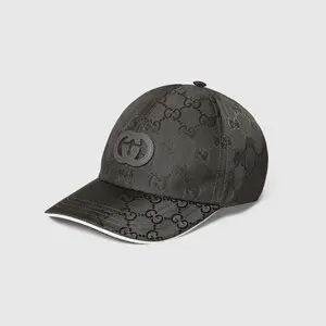 Gucci Gg Nylon Baseball Cap - Grey
