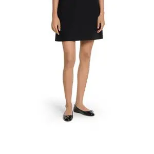 Gucci Leather Ballet Flat With Double G
