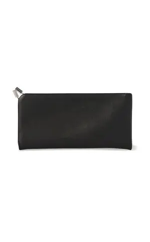 THE ROW Silk-leather Sunglass Case - Black