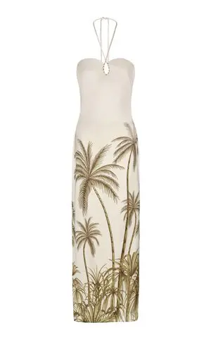 ANDRES OTALORA Una Cancion Printed Maxi Dress