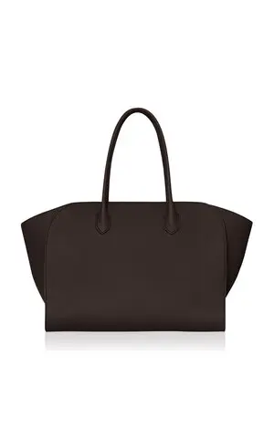 THE ROW Marlo 14 Leather Tote Bag - Brown