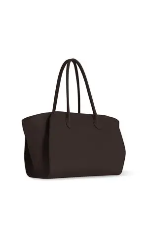 THE ROW Marlo 14 Leather Tote Bag - Brown