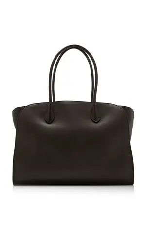 THE ROW Marlo 14 Leather Tote Bag Brown