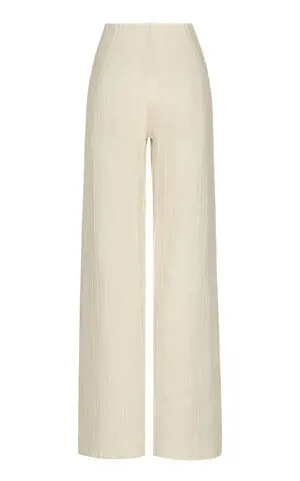 ANDRES OTALORA Tuyo Linen Wide-Leg Pants