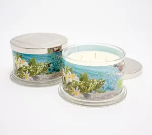 HOMEWORX BY SLATKIN + CO. S/2 18oz Neroli Coastline Candl - One-color
