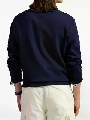 Polo Ralph Lauren Mesh Collared Sweatshirt - Blue
