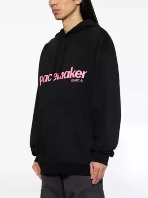 PEACEMAKER OAMC Floral-printed Hoodie - Black