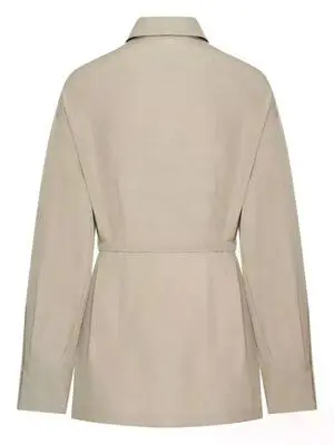 Max Mara Belted Utility Shirt