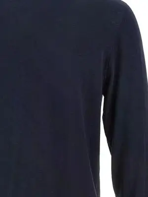KANGRA Long-sleeve Crew-neck Pullover - Blue