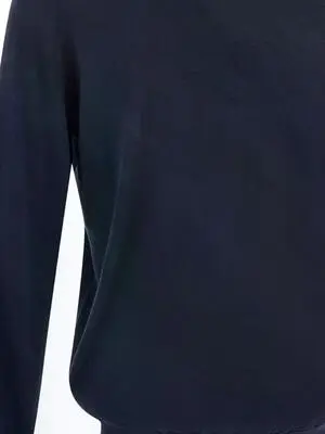 KANGRA Long-sleeve Crew-neck Pullover - Blue