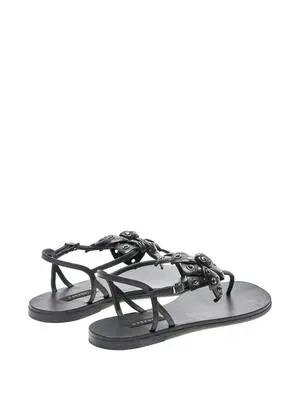Casadei Stud-embellished Flat Sandals