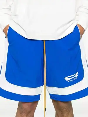Rhude Contrast-stripe Track Shorts