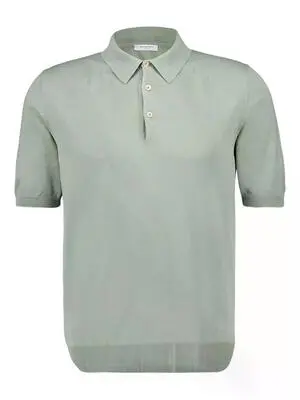Boglioli Ribbed Hem Polo Shirt