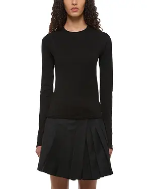 Women's Black Long Sleeve Shirts