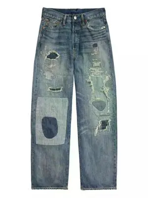 Women's Whiskered Jeans