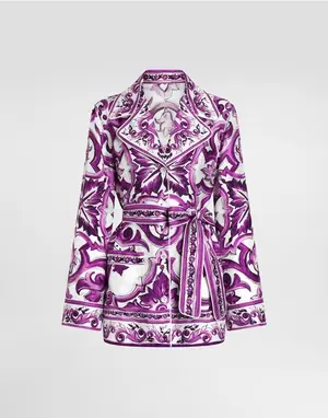 Dolce & Gabbana Majolica-print Twill Shirt - Multicolor