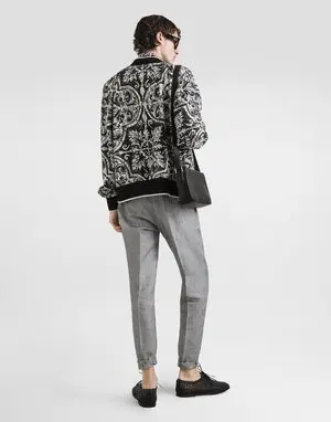 Dolce & Gabbana Majolica-print Cordonetto Lace Jacket - Multicolor
