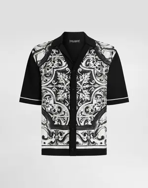 Dolce & Gabbana Majolica-print Oversized Shirt - Multicolor
