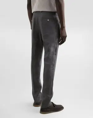 Dolce & Gabbana Washed Linen Canvas Trousers