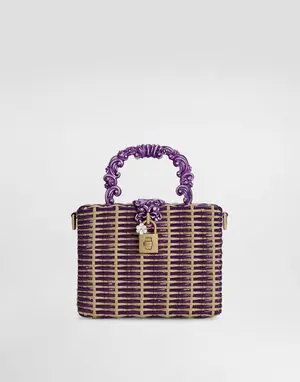 Dolce & Gabbana Woven Dolce Box Handbag