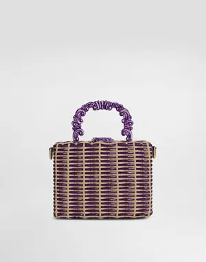 Dolce & Gabbana Woven Dolce Box Handbag