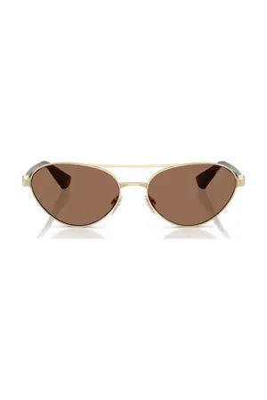 Burberry Pilot Sunglasses With Light Metal Temples