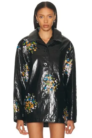 JIL SANDER Floral Linen Jacket
