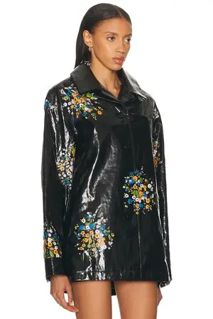 JIL SANDER Floral Linen Jacket