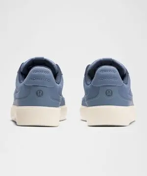 Lululemon Cityverse Cotton Canvas Sneakers - Washed Denim/antique White/club Blue