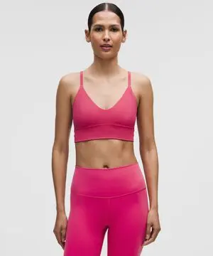 v-neck sports bra with removable pads