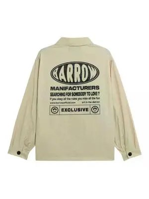 BARROW Logo Shirt Jacket - Neutrals
