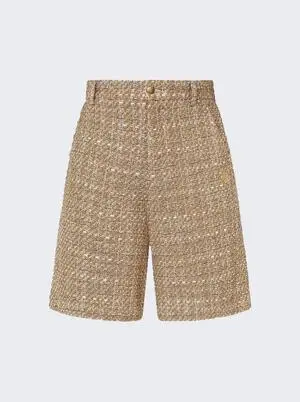 Amiri Boucle Short - Camel
