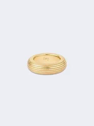 IVI Wide Joia Round Ring - Yg