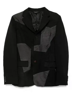 BLACK COMME DES GARÇONS Patchwork Pinstripe Blazer