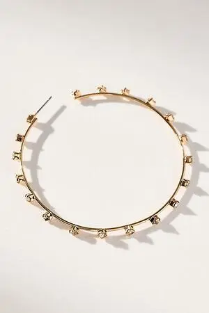Ettika Crystal Hoop Earrings