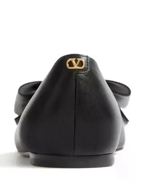 Valentino Garavani Bow Detail Ballerinas - Black