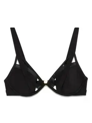 MAISON CLOSE Fatale Balconette Bikini Top - Black