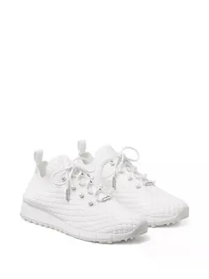 JIMMY CHOO Veles Sneakers - White